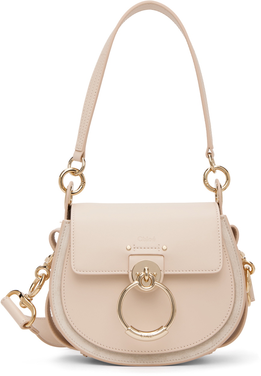 Chloé Beige Small Tess Shoulder Bag Chloe
