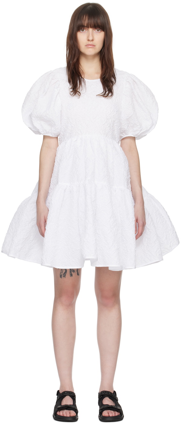 Cecilie Bahnsen White Sylvie Minidress Cecilie Bahnsen