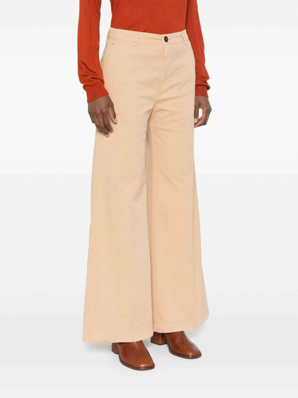 FORTE FORTE - Cotton Wide-leg Trousers Forte Forte