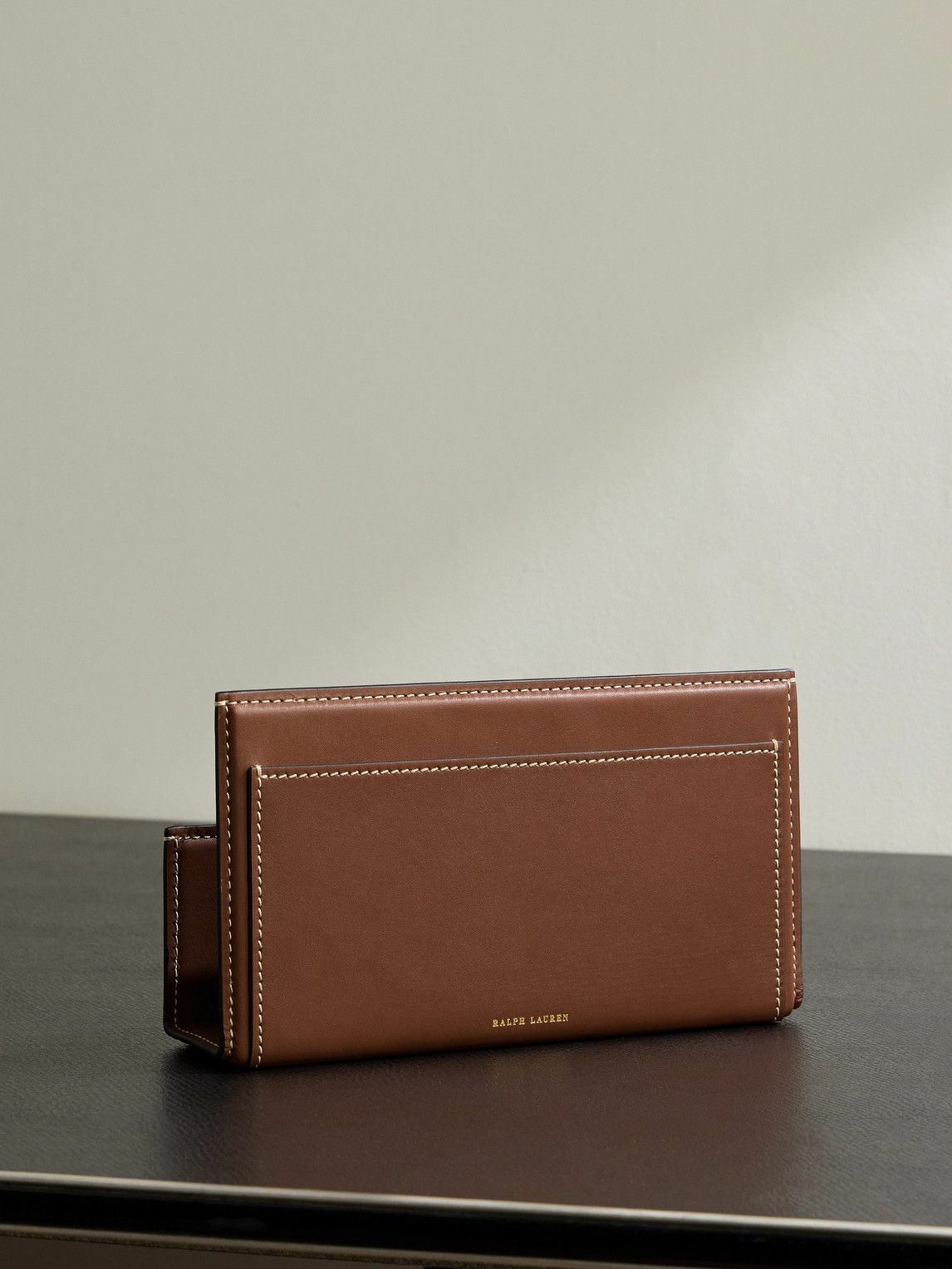 Ralph Lauren Home - Brennan Leather Letter Rack Ralph Lauren Home