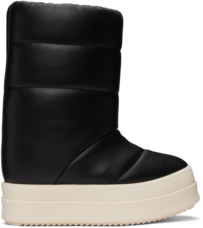Rick Owens Black Porterville Mega Bumper Lunar Boots Rick Owens