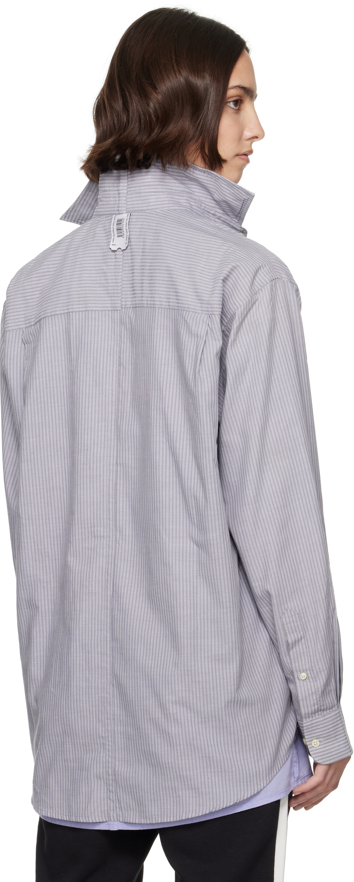 Prototypes Gray & Blue Double Layer Shirt PROTOTYPES