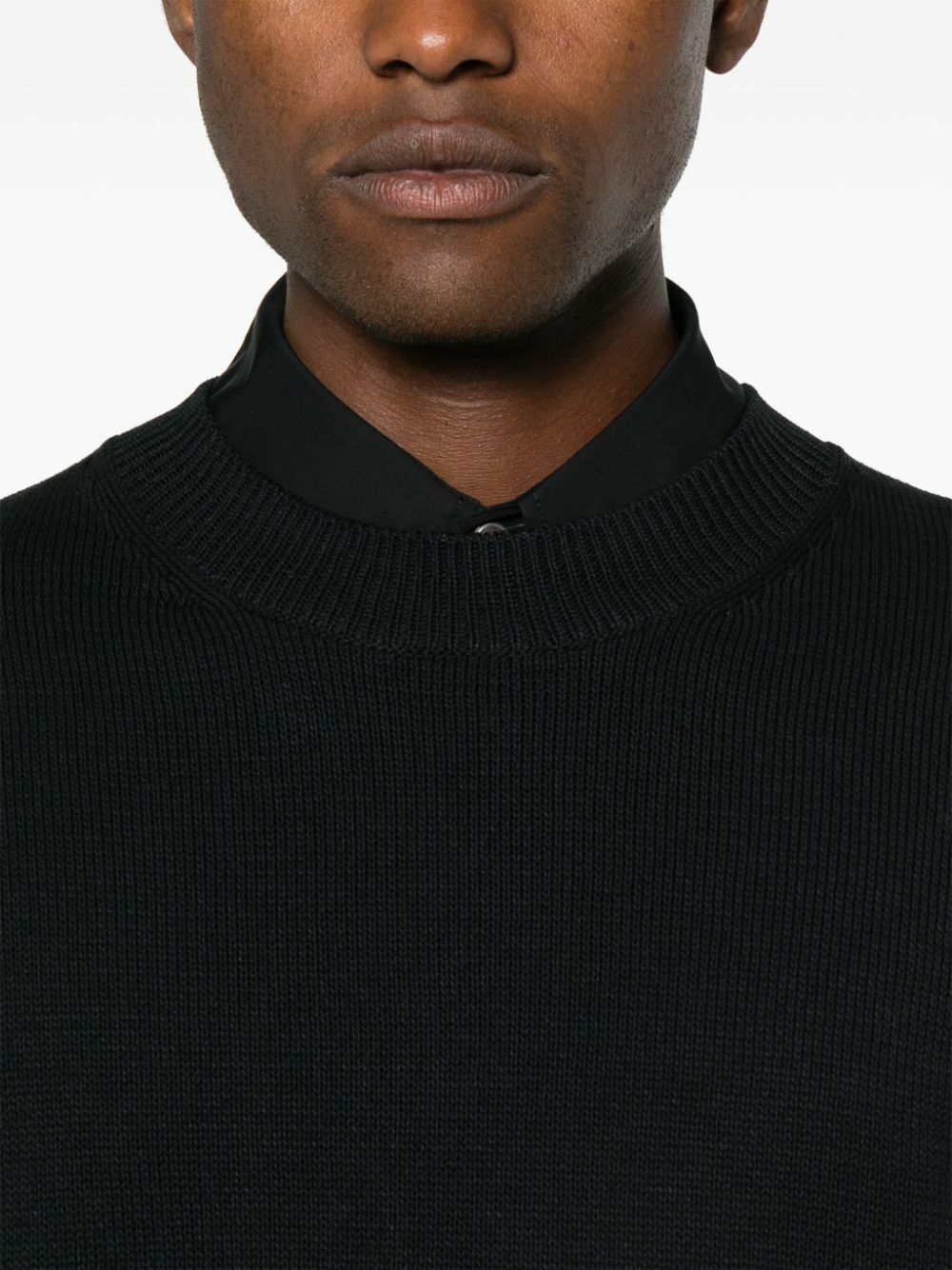 Studio Nicholson Blue Kami Crew-Neck Paper Sweater Studio Nicholson