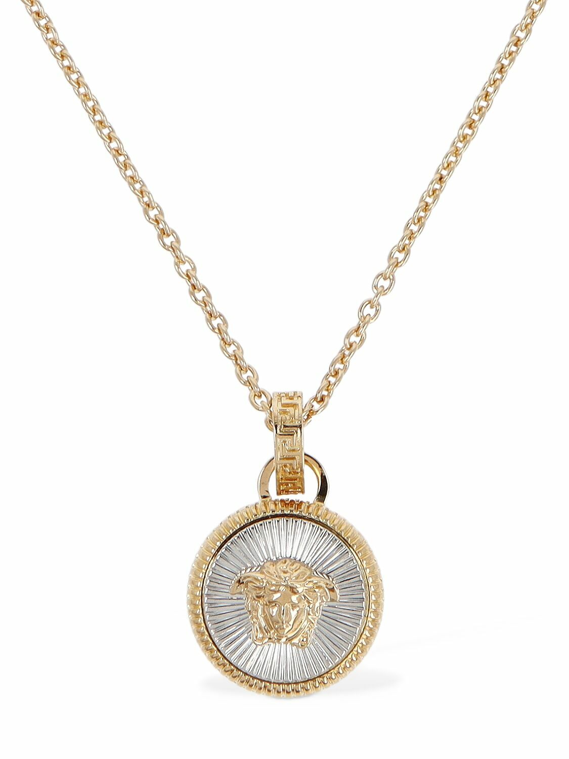 VERSACE - Medusa Coin Charm Necklace Versace