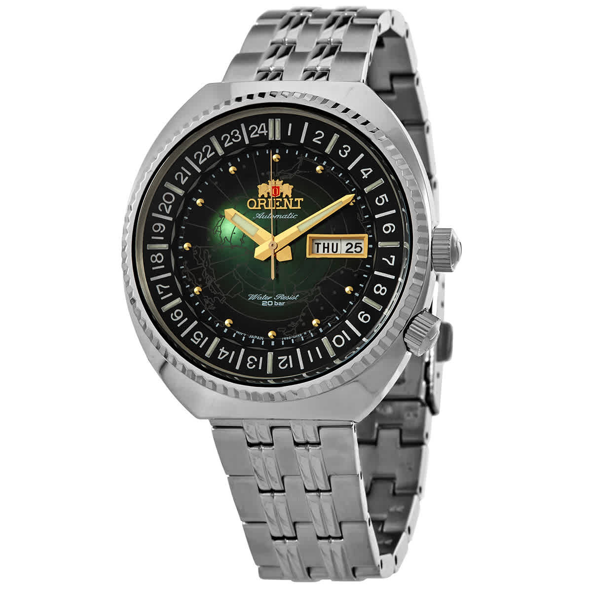 Orient Revival1 Automatic Green Dial Mens Watch RA-AA0E02E19B Orient