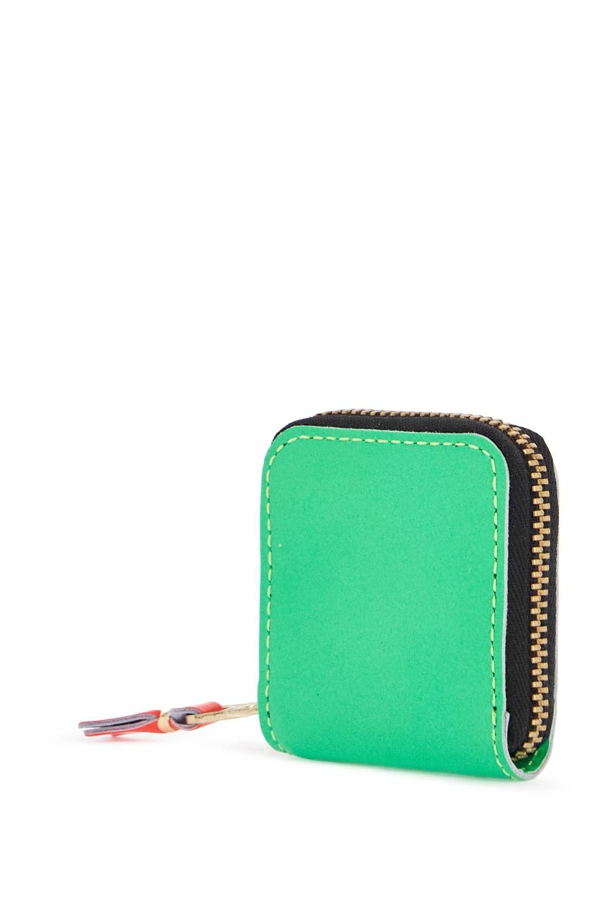 COMME DES GARCONS WALLET portafoglio unisex verde in pelle di capra con ...