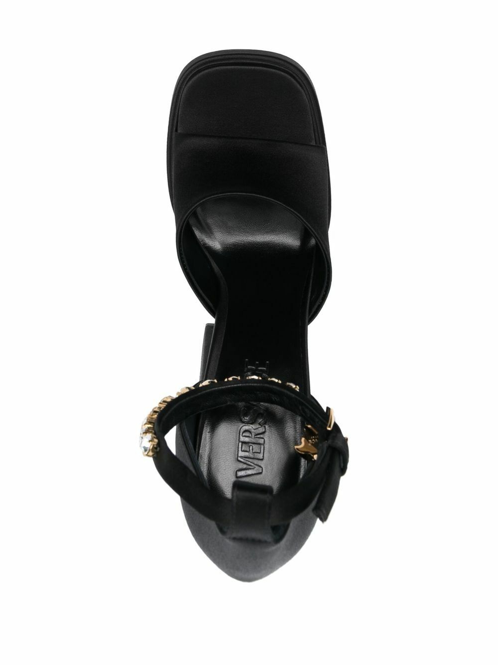 VERSACE - Satin Platform Sandals Versace
