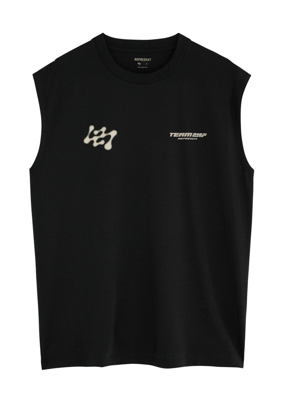 Represent 247 Future Logo Jersey Tank Black Represent