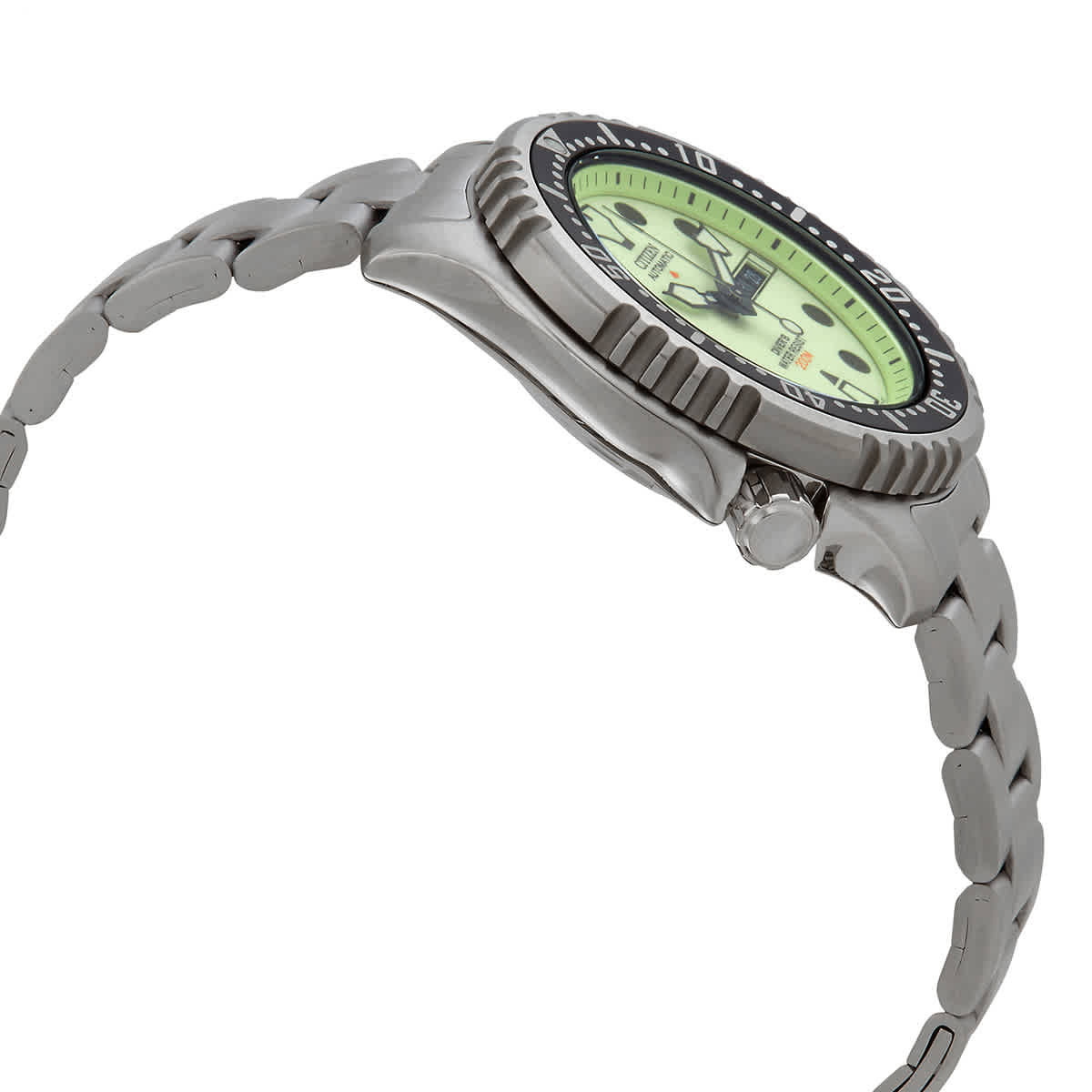 Citizen Promaster Marine Automatic Green Dial Mens Watch NY0040-50W Citizen
