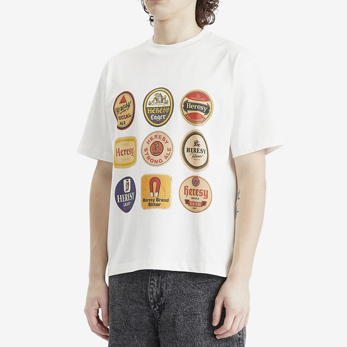 Heresy Men's Beer T-Shirt in Ecu Heresy