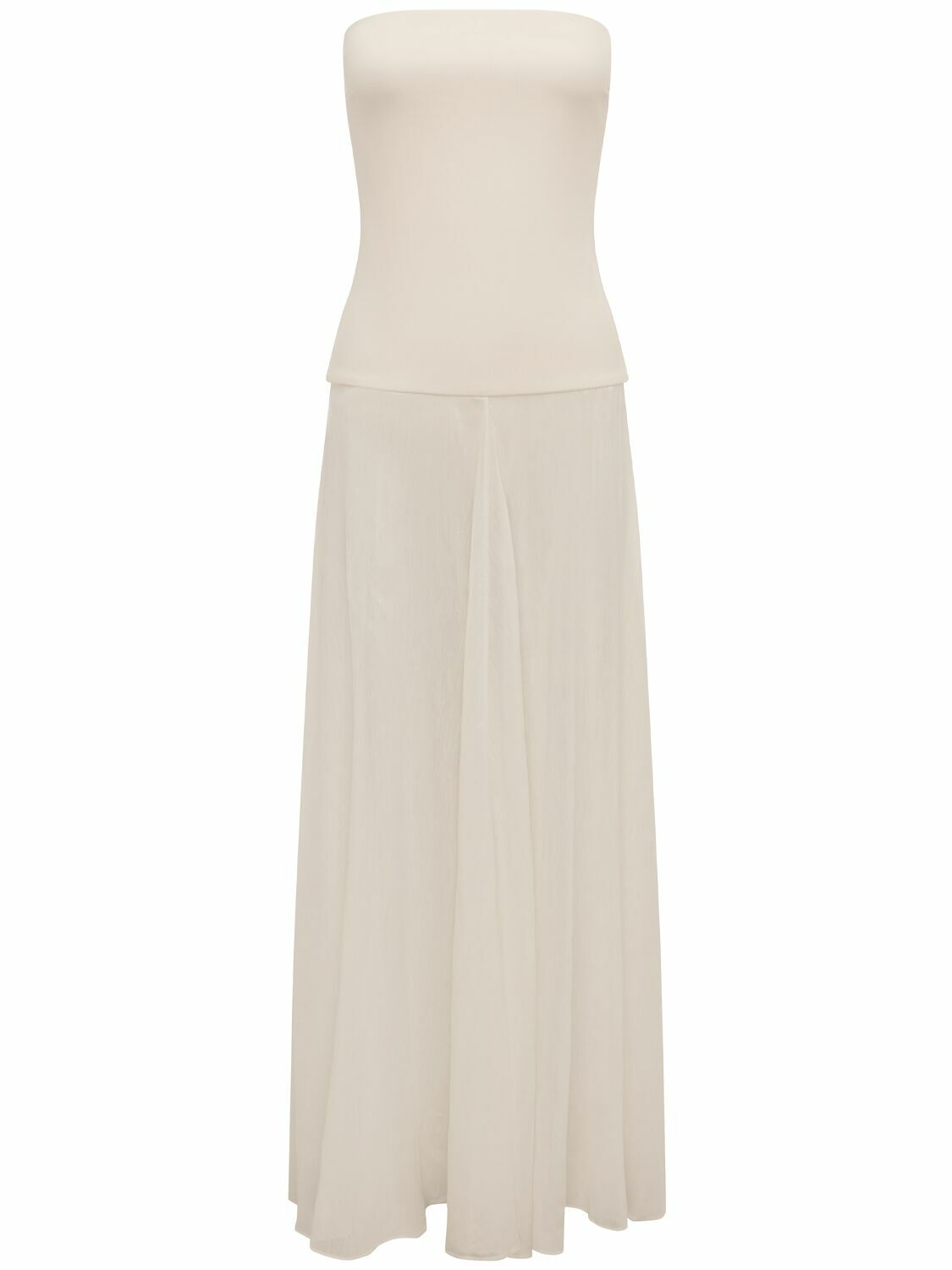 ESSE STUDIOS Aire Satin & Organza Strapless Dress Esse Studios