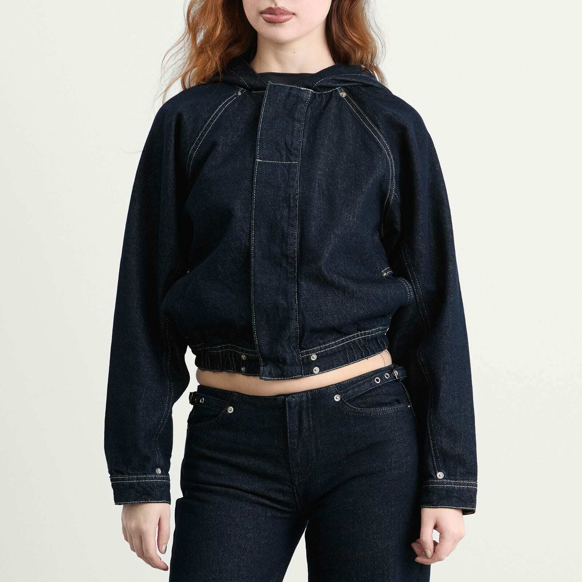 Peachy Den Women's Joan Bomber Jacket in Fade Peachy Den