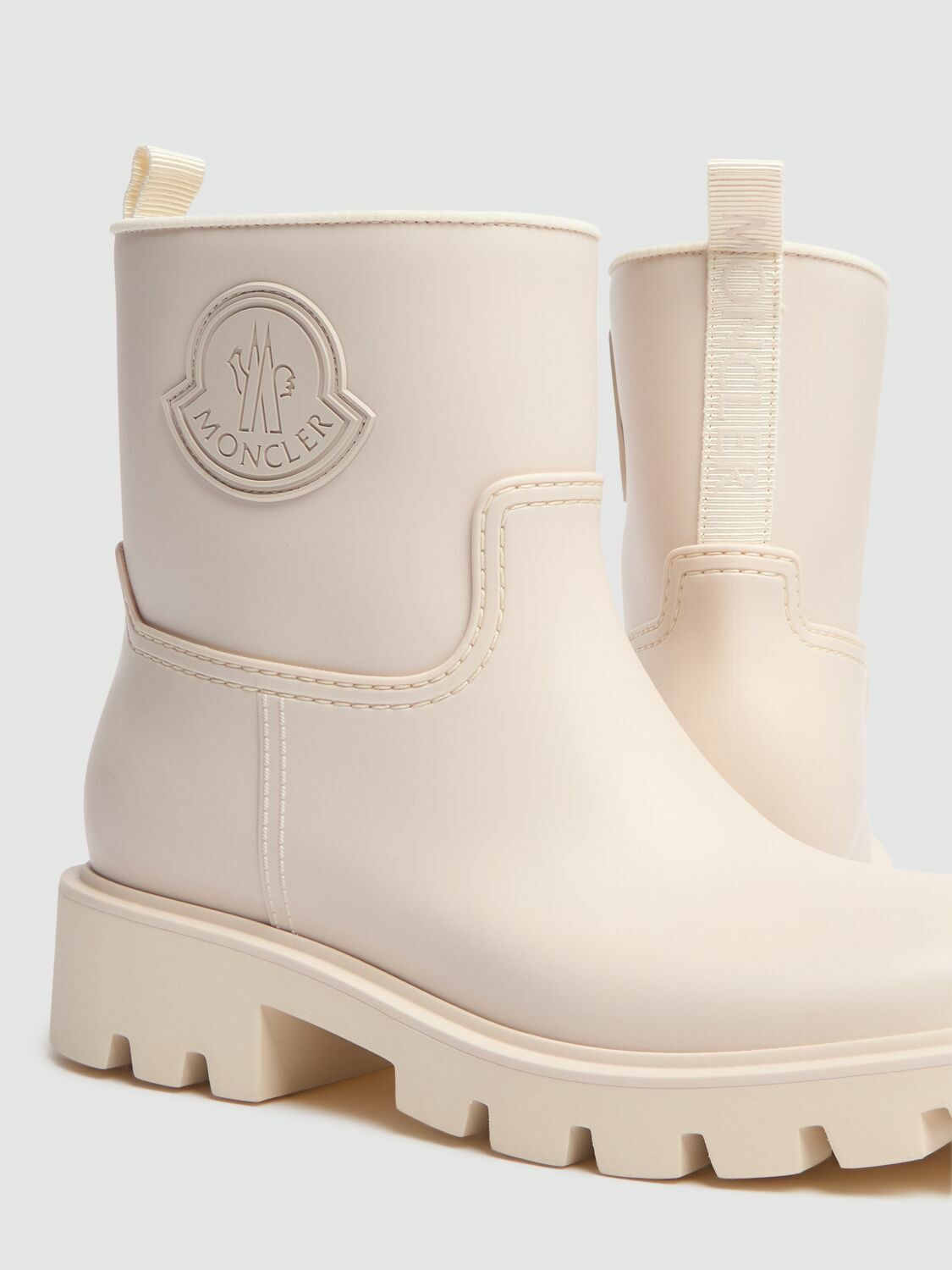MONCLER 40mm Kickstream Rubber Rain Boots Moncler
