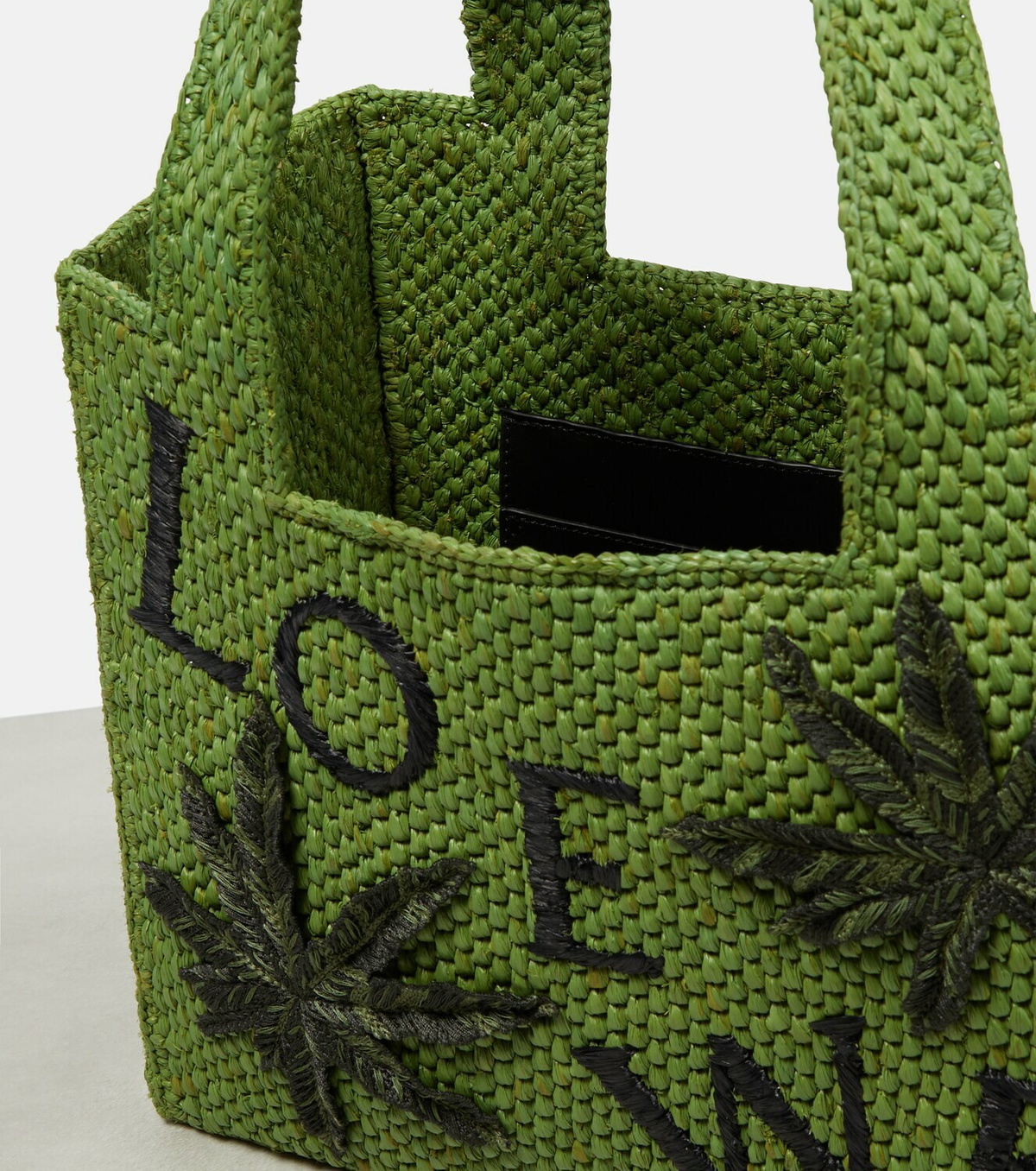 Loewe Appliqué woven tote bag Loewe