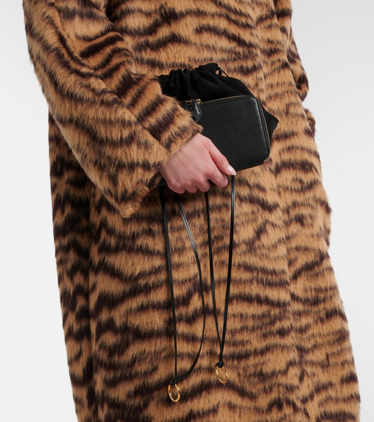 Alaïa Le Pochon suede bucket bag ALAÏA