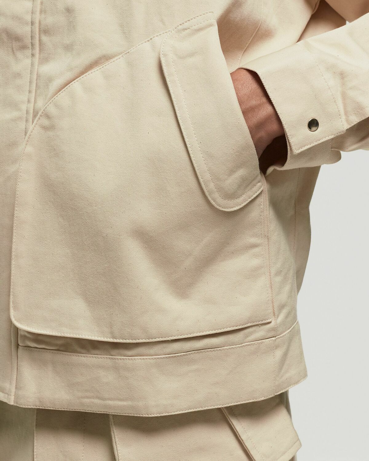 Arte Antwerp Jaden Cargo Jacket Beige Denim Jackets Arte Antwerp