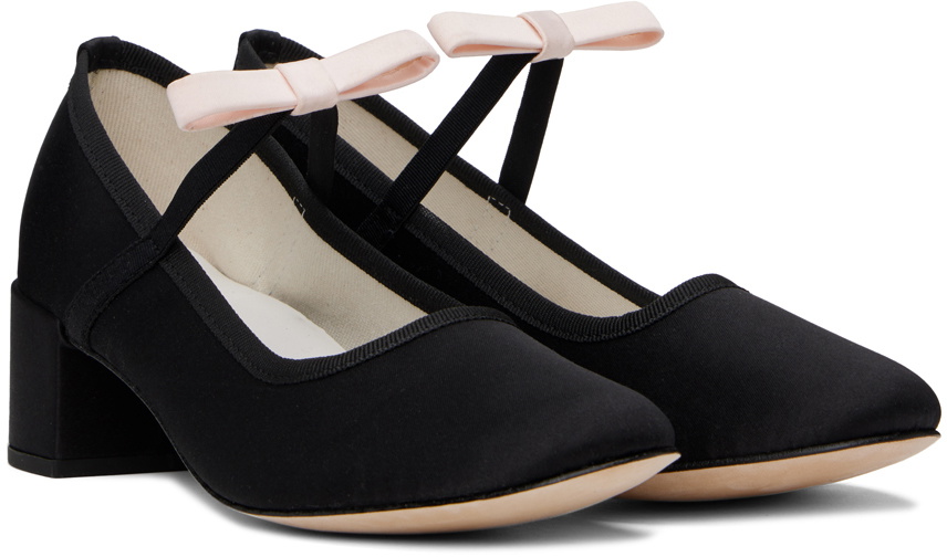 Repetto Black Guillemette Mary Janes Heels Repetto