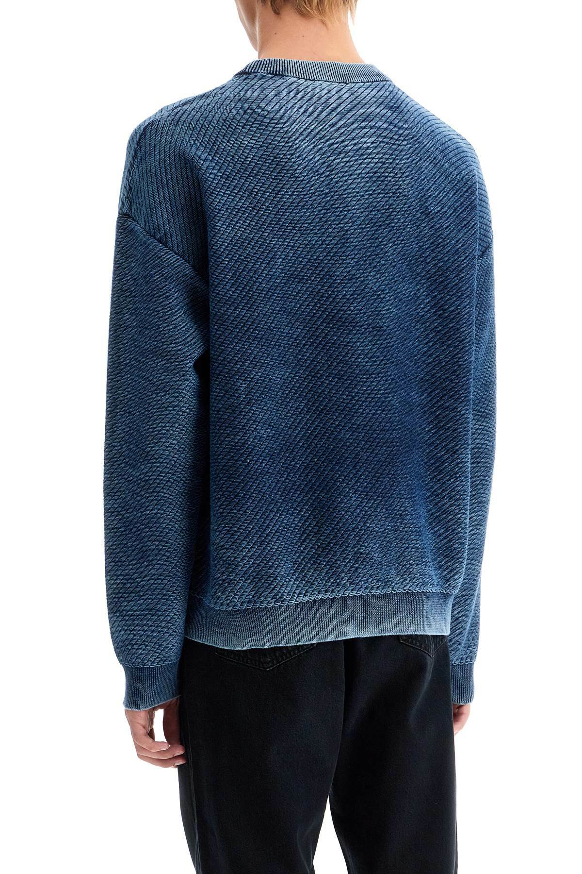 DIESEL k-klevery pullover with oval Blue Diesel