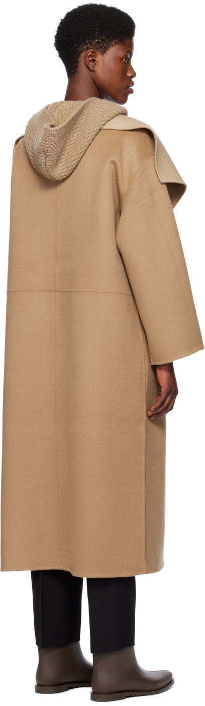 TOTEME Tan Two-Tone Coat Toteme