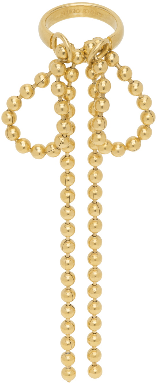 HUGO KREIT Gold Loose Bow Ring Hugo Kreit