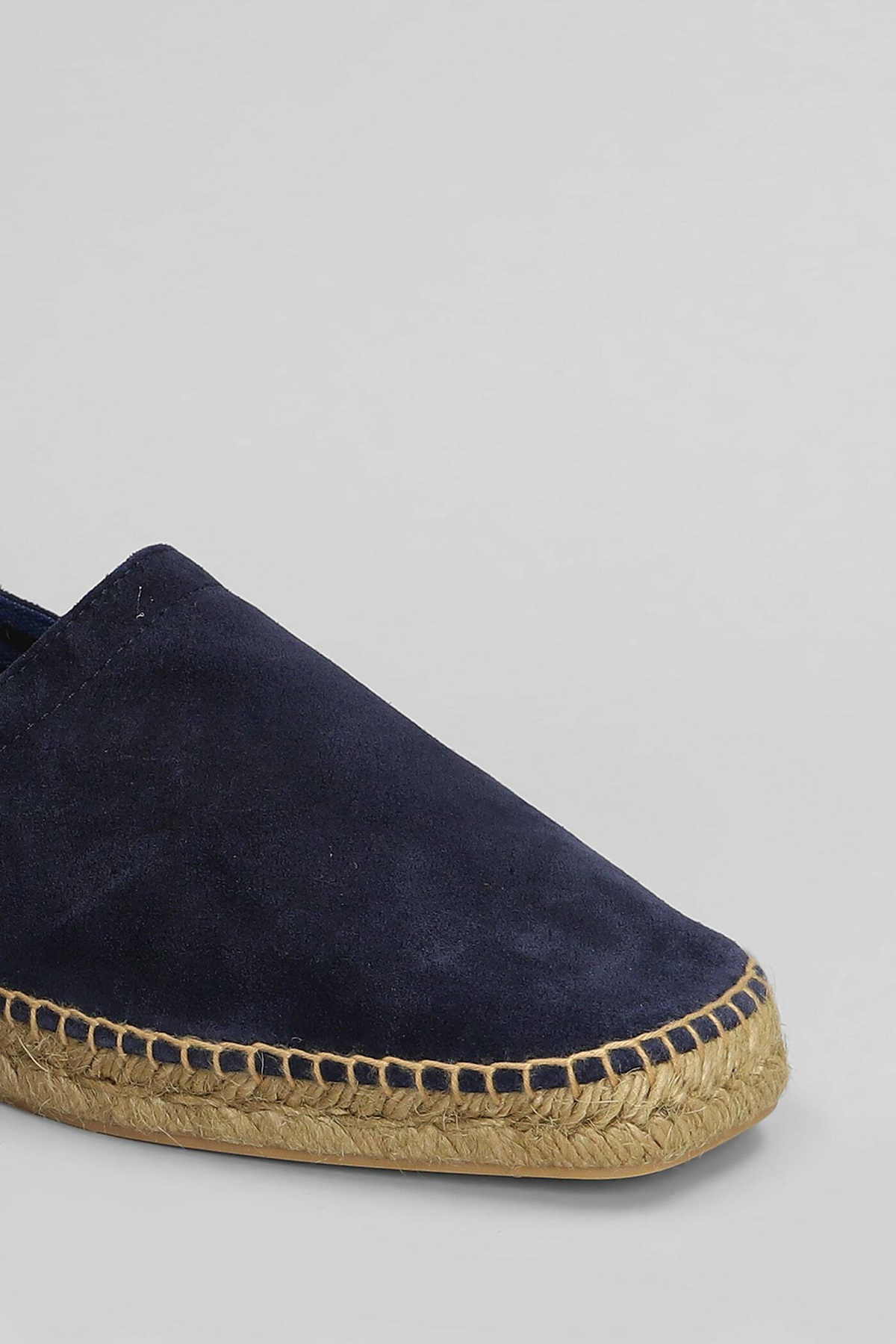 Castañer Pablo T-186 Espadrilles In Blue Suede Castaner