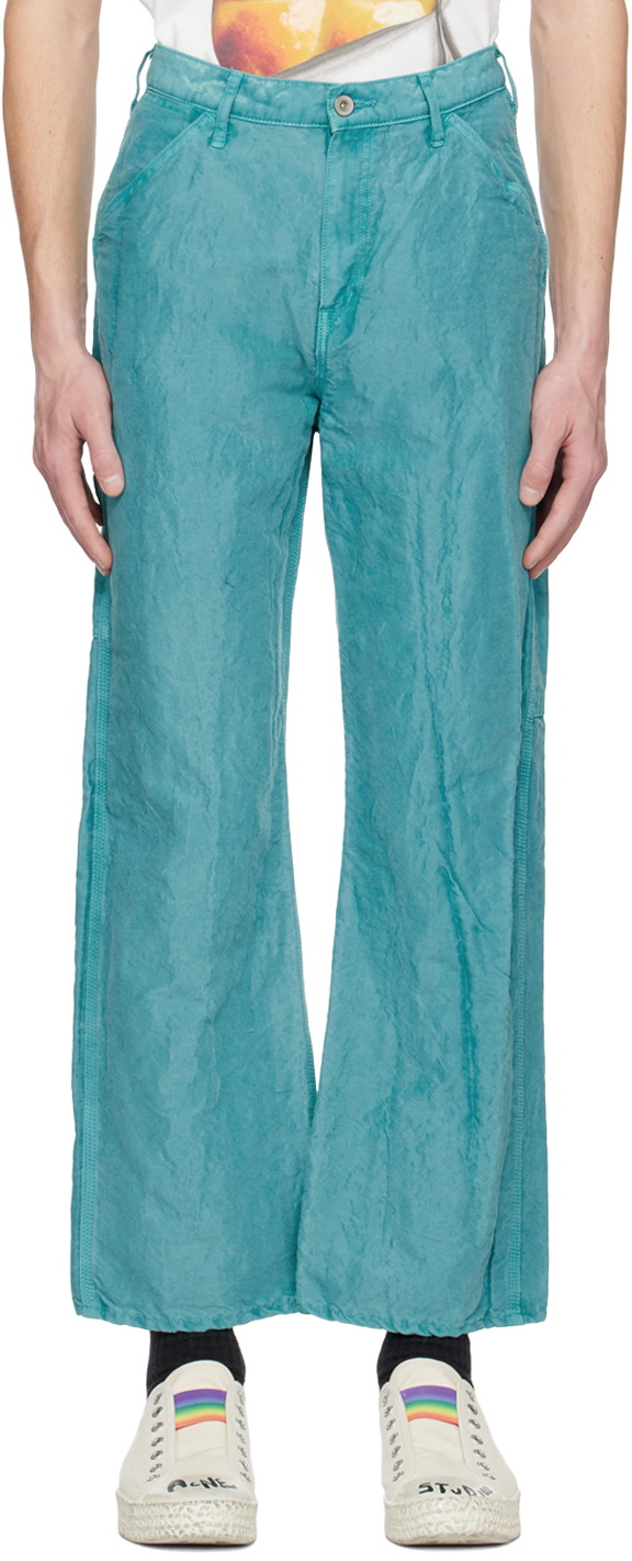 Doublet Green Pigment Dyeing Jeans Doublet