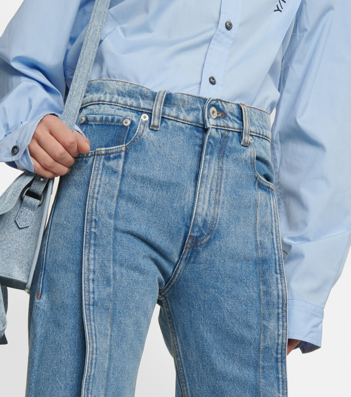 Y/Project High-rise slim jeans Y/Project