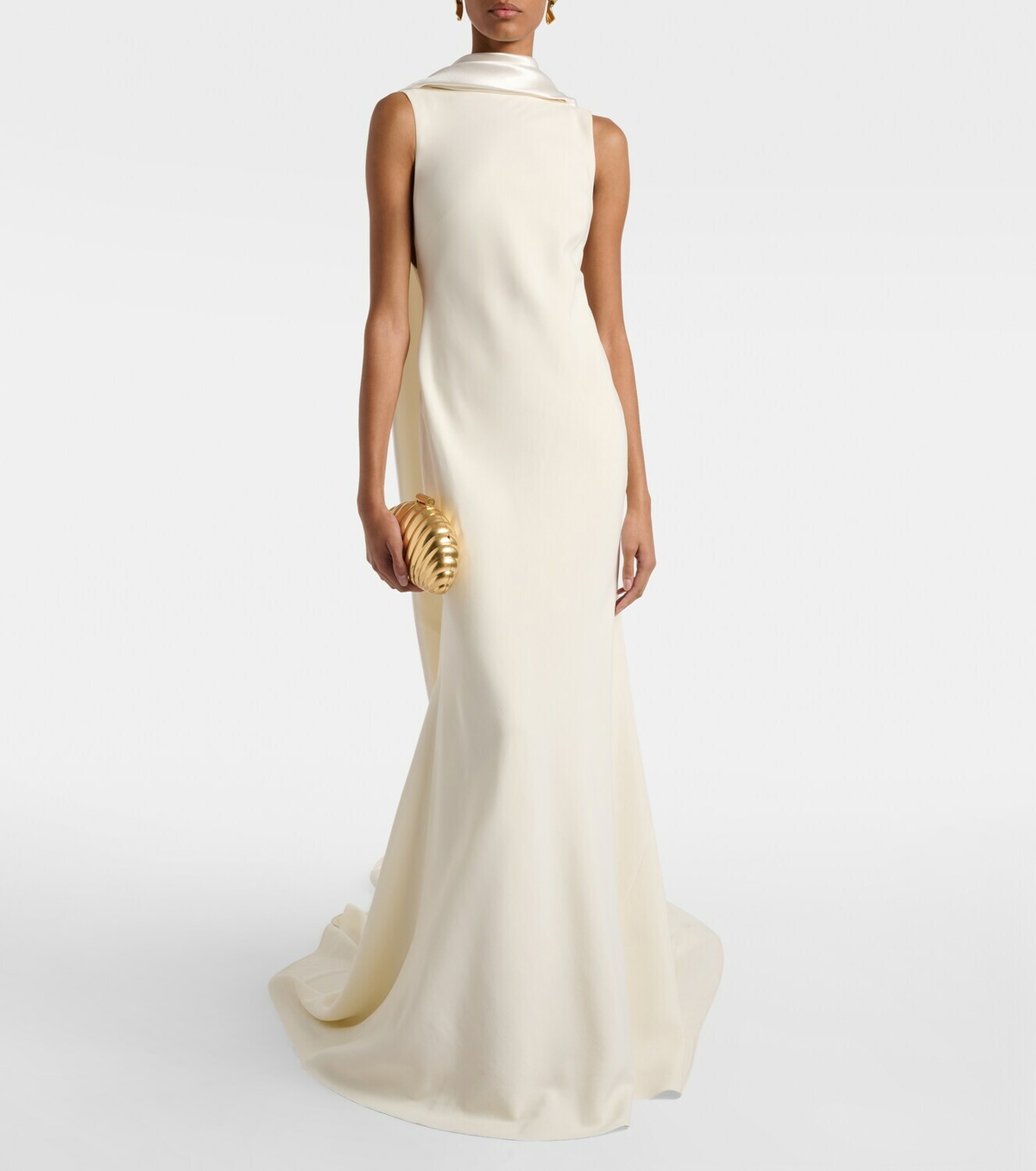 Danielle Frankel Bridal Miles wool-blend gown Danielle Frankel