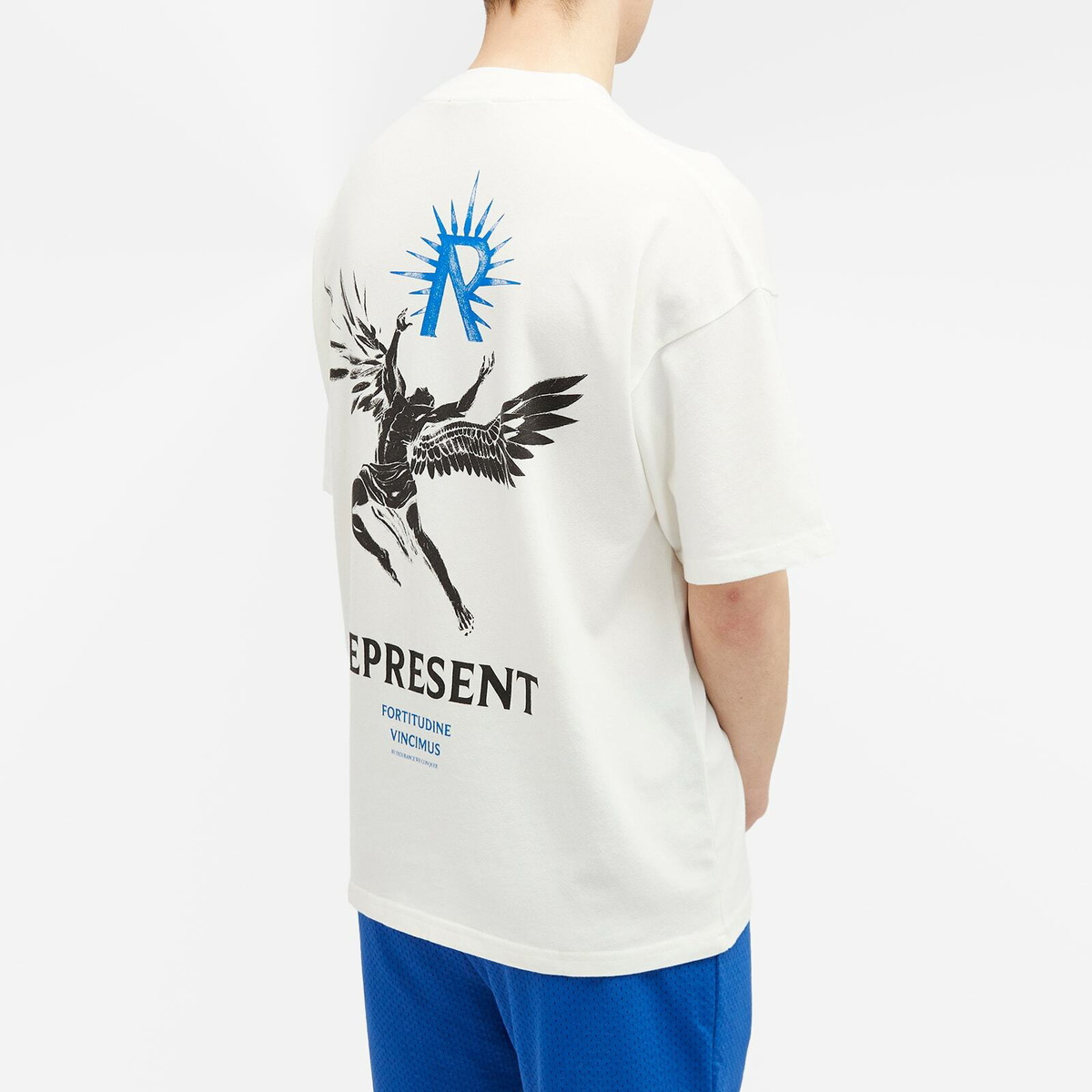 Represent Men's Icarus T-Shirt in Flat White Represent