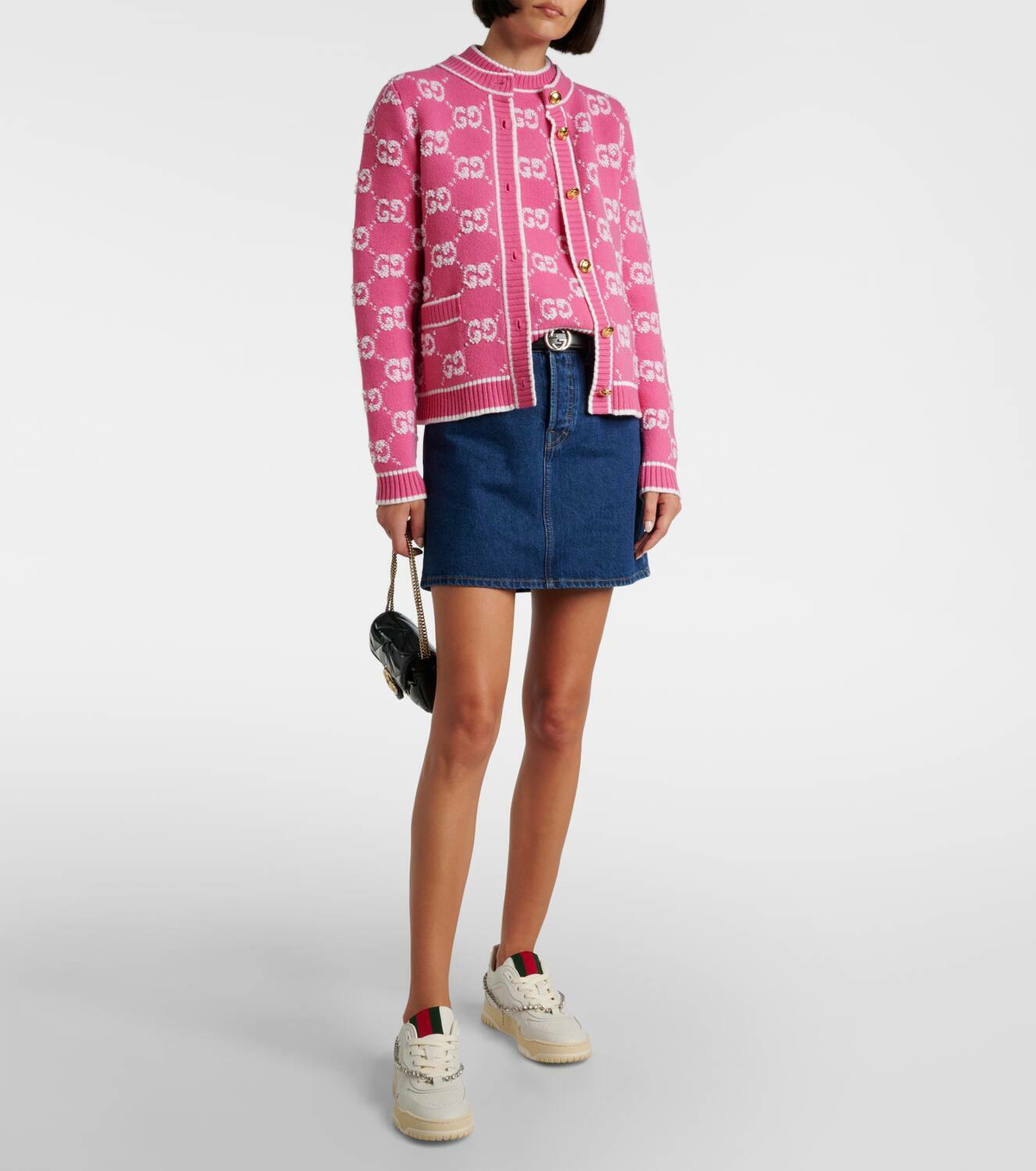 Gucci GG wool bouclé jacquard cardigan Gucci