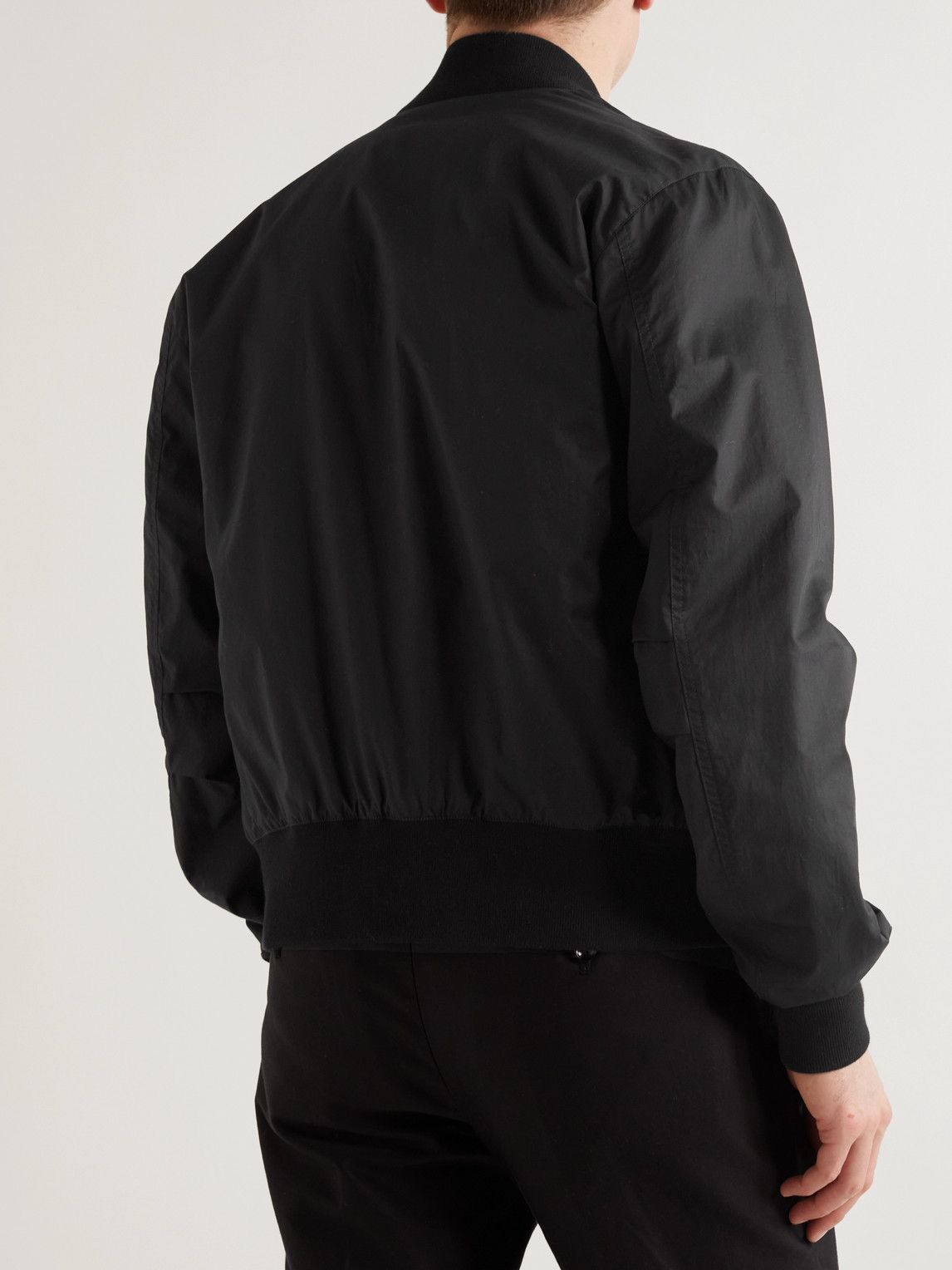 Dunhill - Reversible Cotton and Shell Bomber Jacket - Black Dunhill