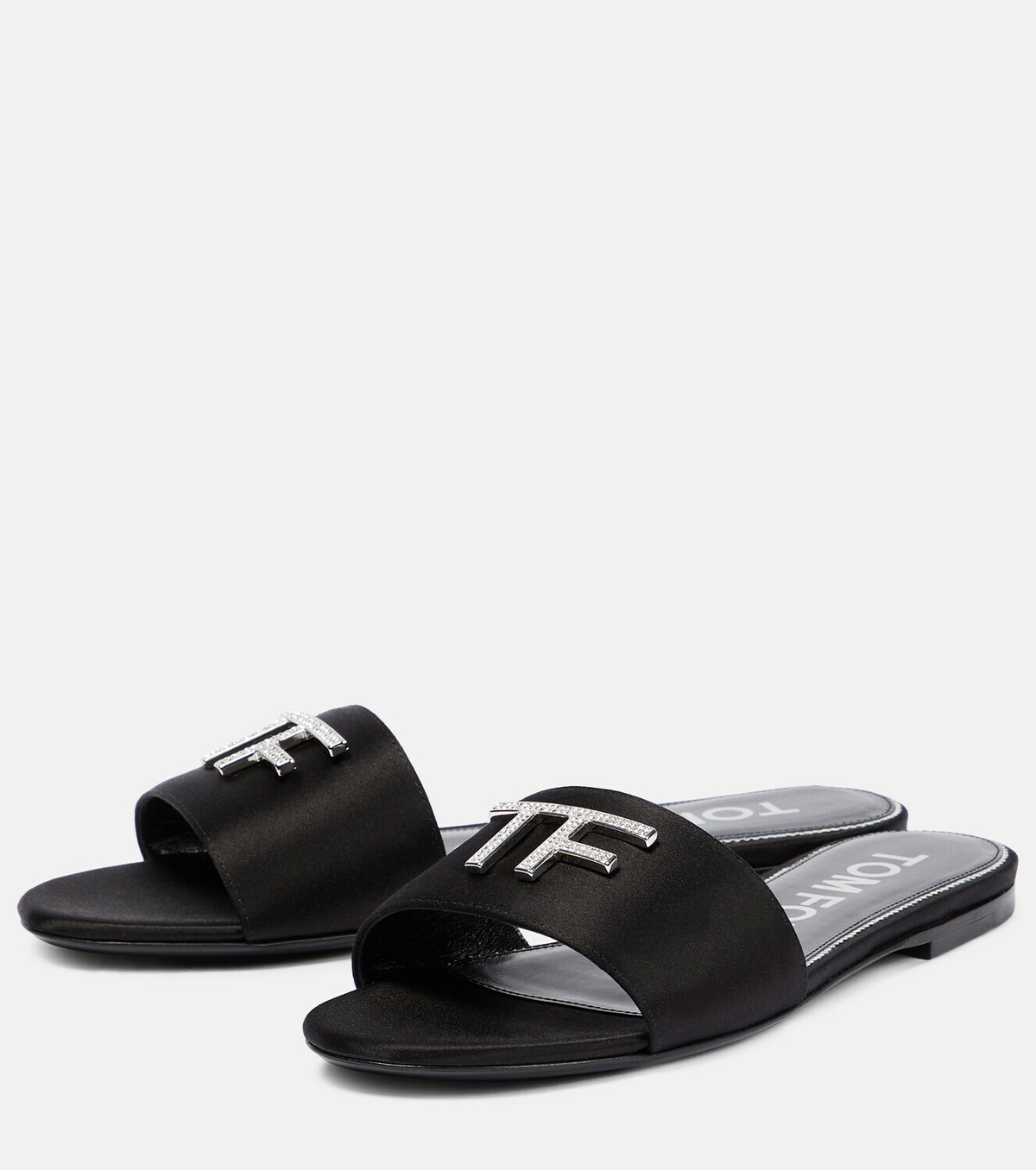 Tom Ford - Embellished satin sandals TOM FORD
