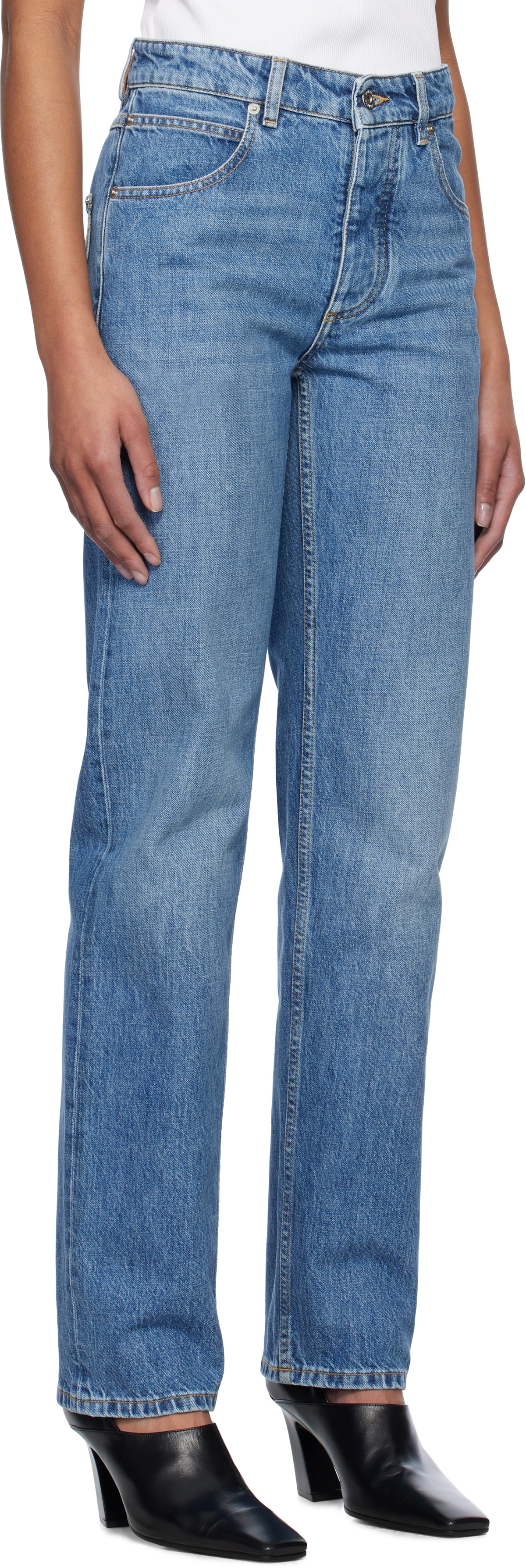 Bottega Veneta Blue Boyfriend Jeans Bottega Veneta