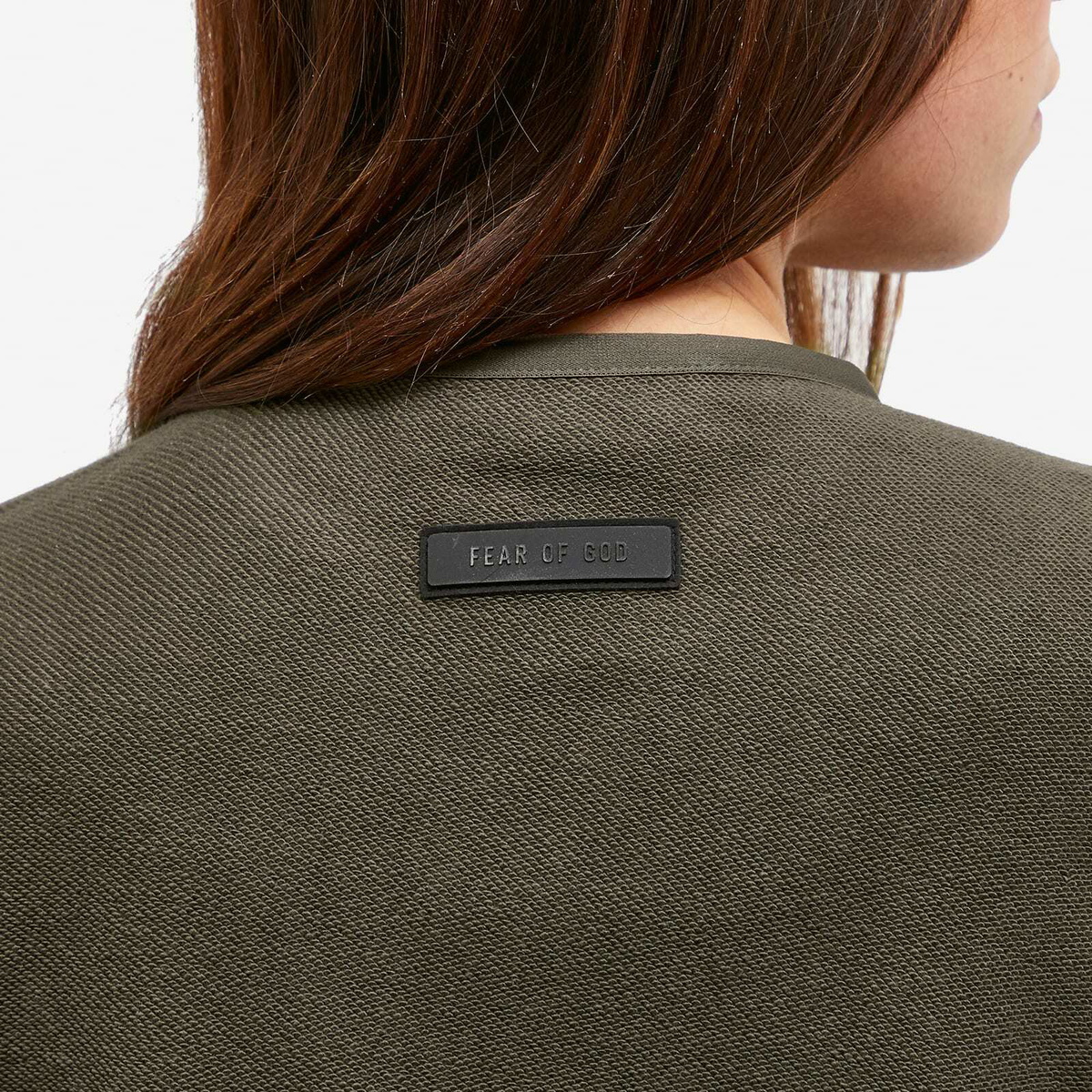 Fear of God ESSENTIALS Women's Crewneck Sweater in Ink Fear Of God ...