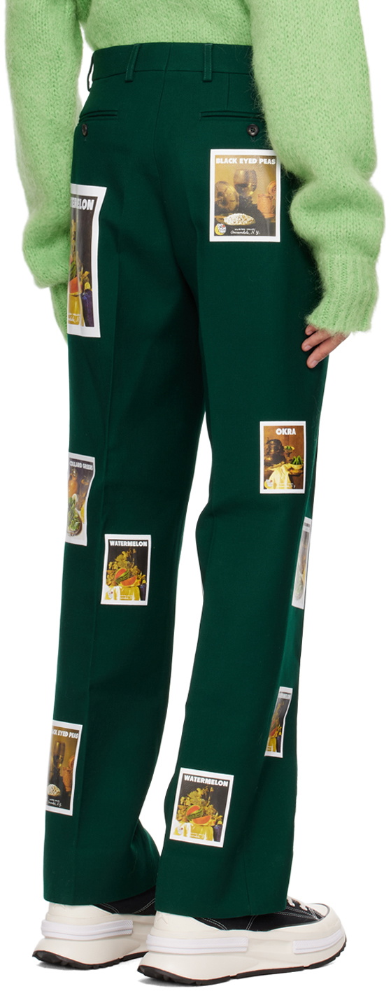 Sky High Farm Workwear Green Denim Tears Edition Suit Trousers Sky High ...