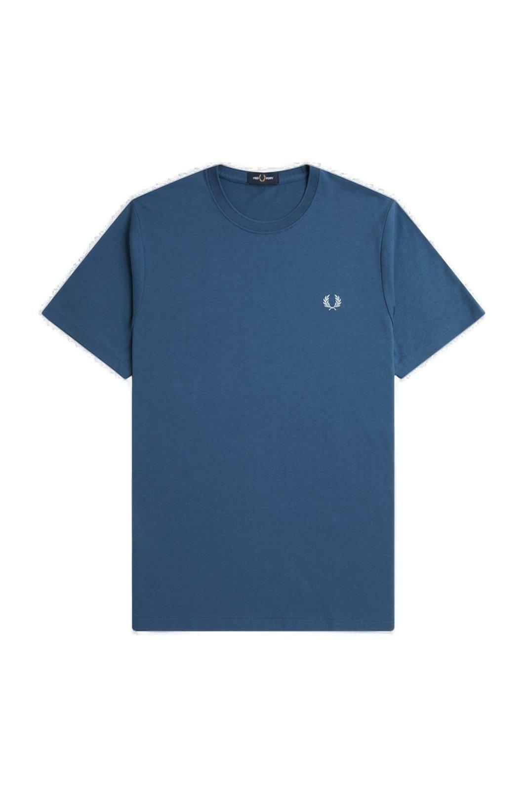Fred Perry Logo-embroidered Crewneck T-shirt Fred Perry