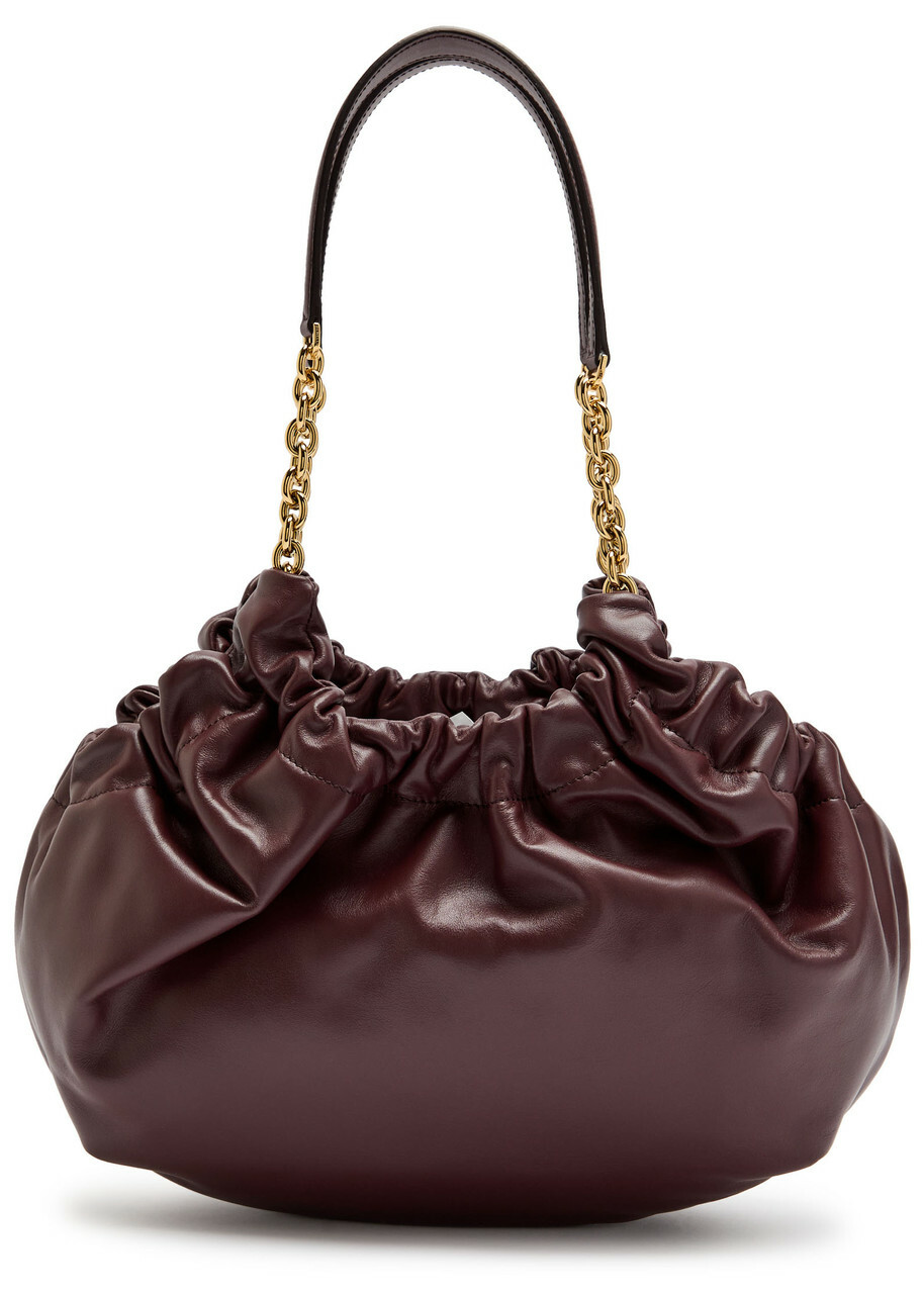 Demellier Miami Midi Leather Tote - Burgundy - One Size DeMellier