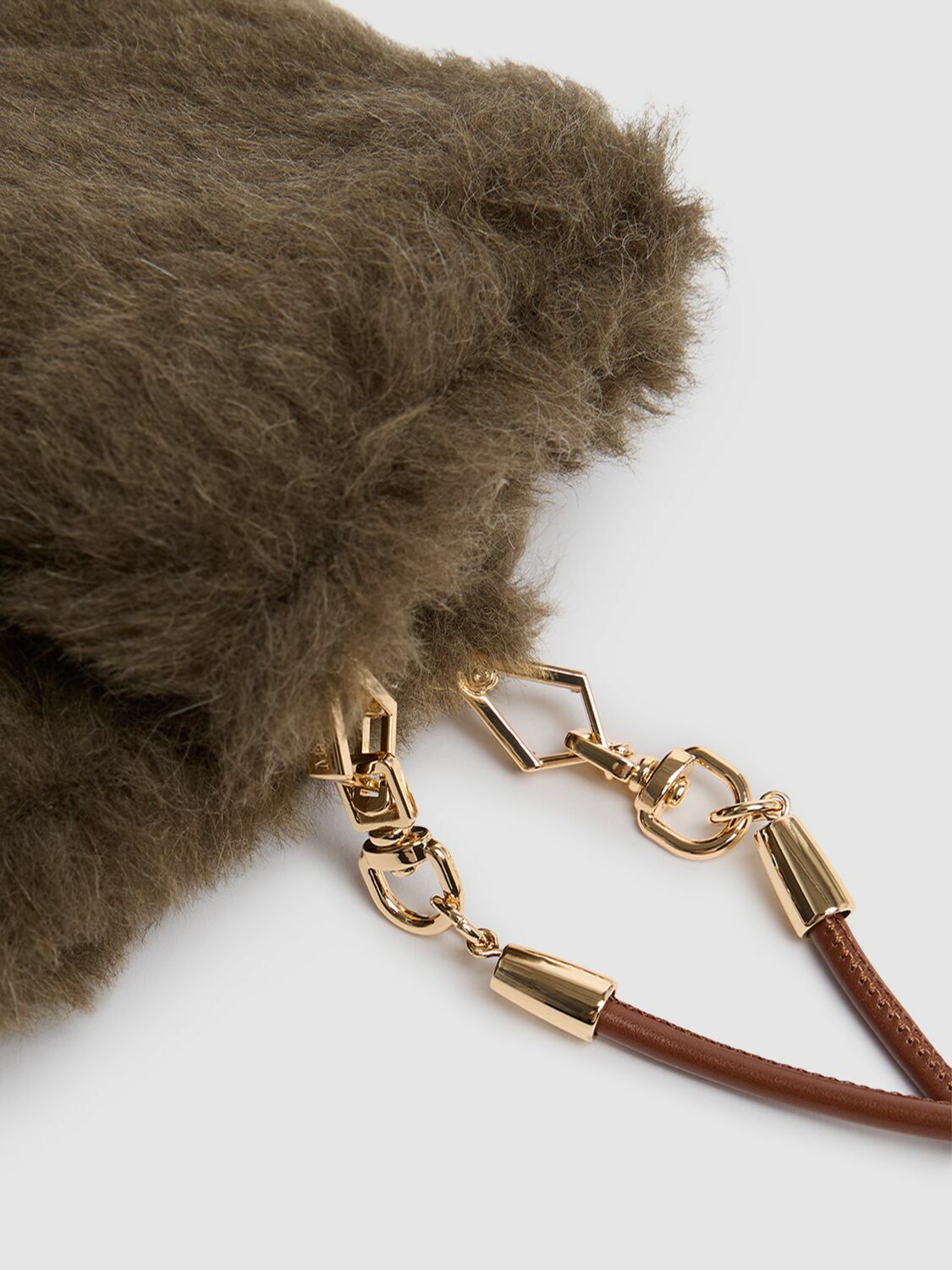 MAX MARA Lvr Exclusive Ombrato Teddy Gloves Max Mara