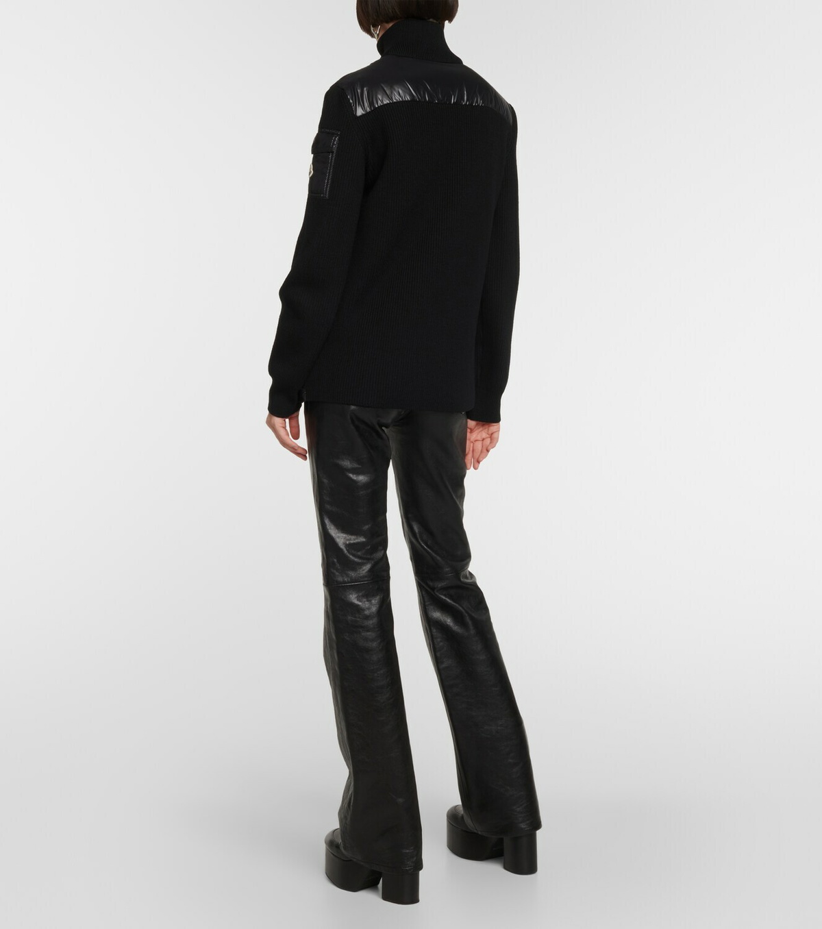 Moncler Down-paneled wool jacket Moncler