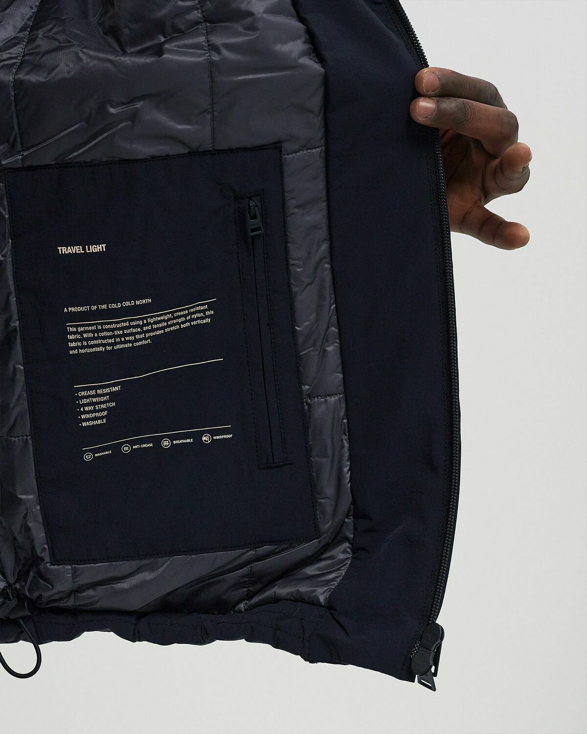 Norse Projects Korso Travel Light Insulated Harrington Jacket Blue Mens ...