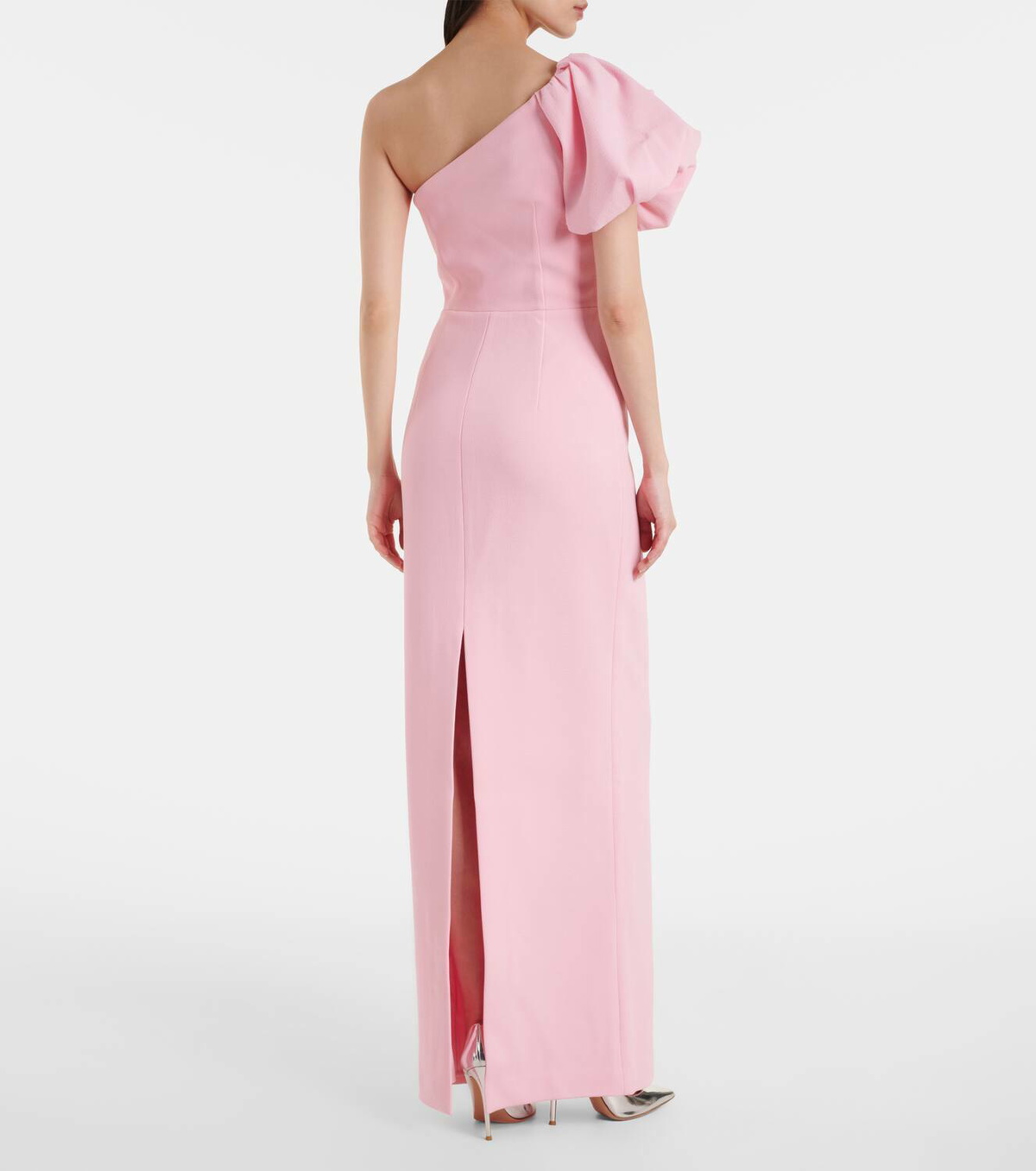 Rebecca Vallance Isabella asymmetric crêpe gown Rebecca Vallance