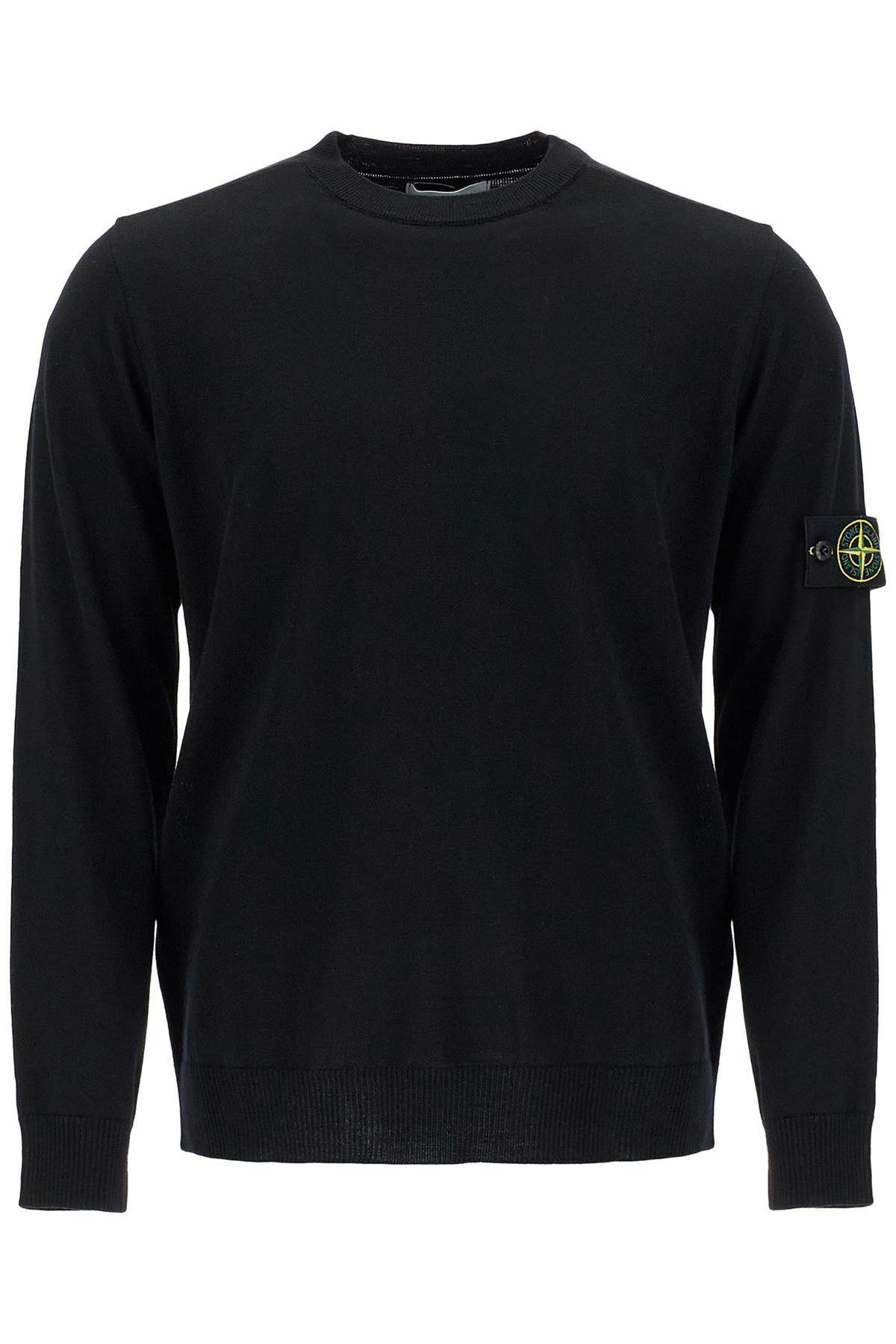 STONE ISLAND lightweight rws wool pullover Black Stone Island