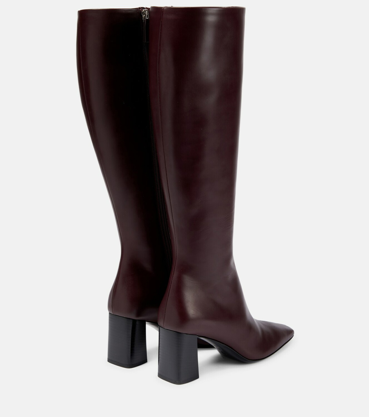 The Row - Leather knee-high boots The Row