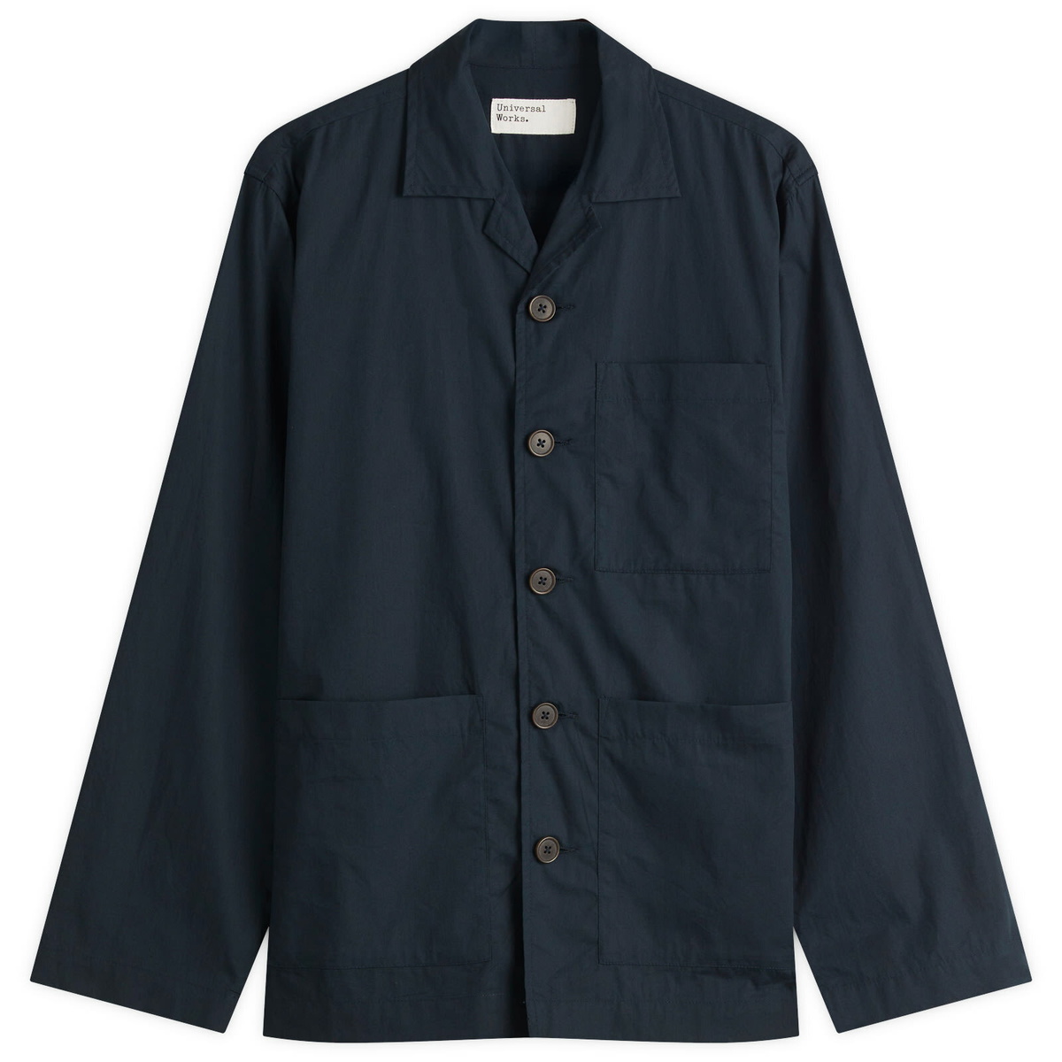 Universal Works Men's Broad Cloth Cancun Jacket in Navy Universal Works