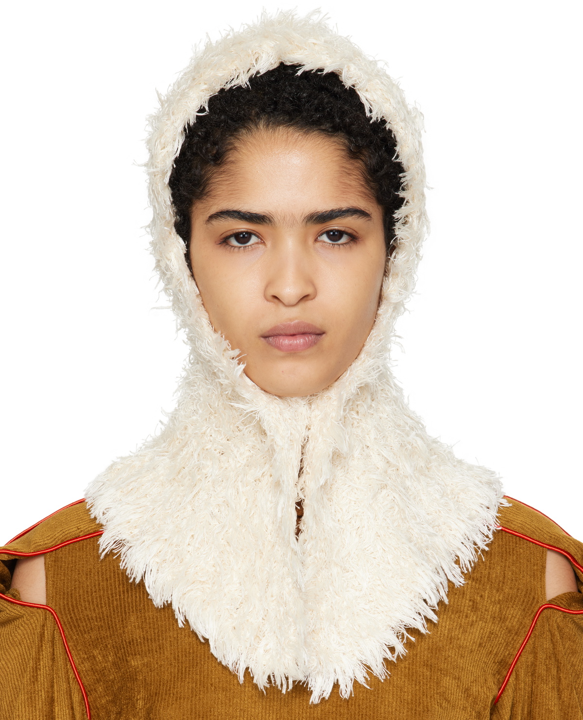 Kiko Kostadinov Off-White Carla Knitted Hood Kiko Kostadinov