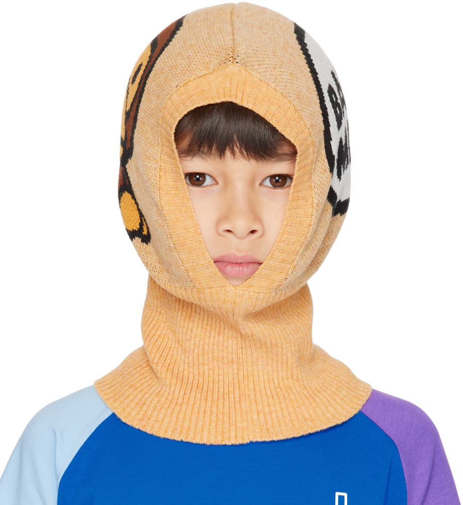 BAPE Kids Yellow Baby Milo Balaclava A Bathing Ape