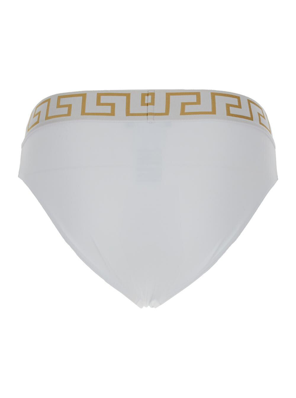 Versace Speedo With Greca Detail In Tech Fabric Man Versace