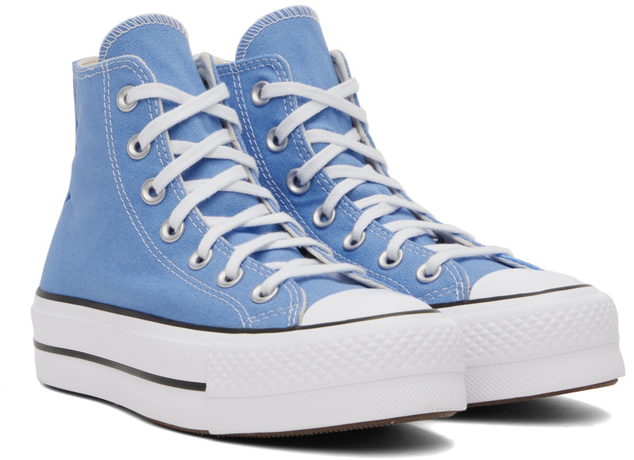 Converse Blue All Star Lift High-Top Sneakers Converse
