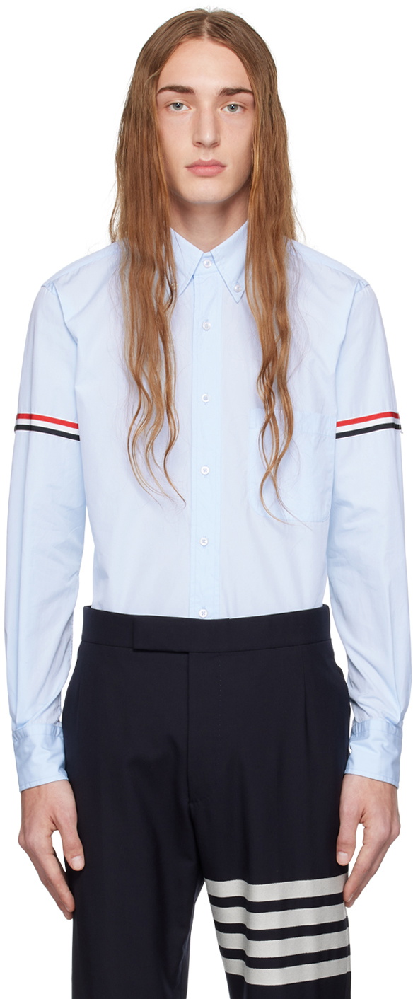 Thom Browne Blue Armband Classic Shirt Thom Browne
