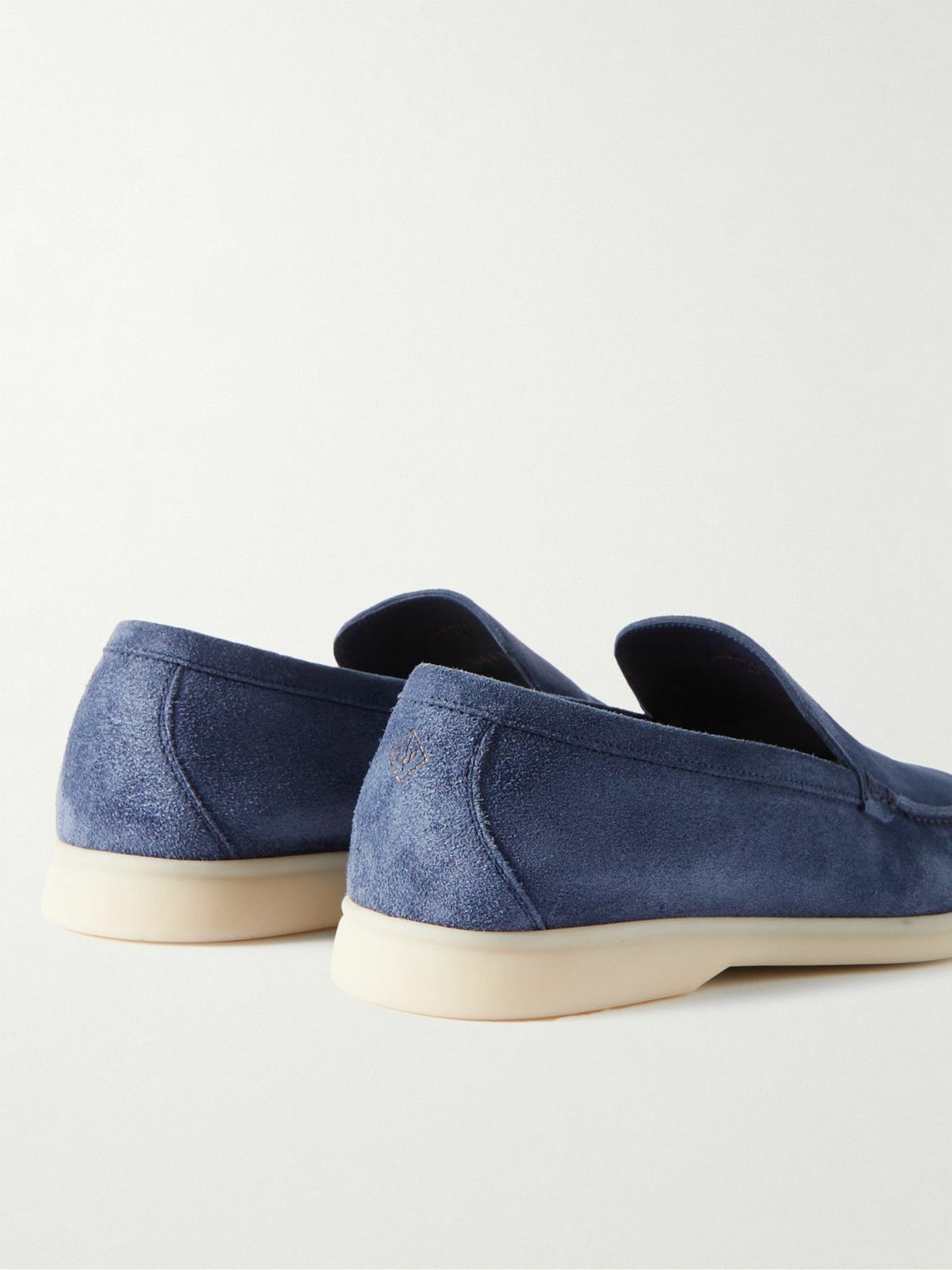 Loro Piana - Summer Walk Suede Loafers - Blue Loro Piana